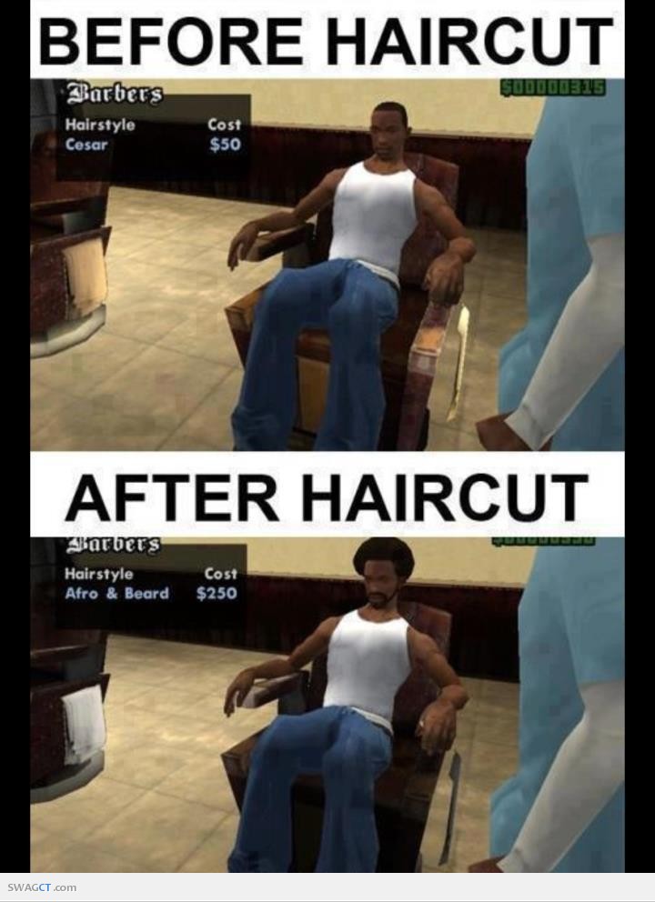 GTA Haircut.