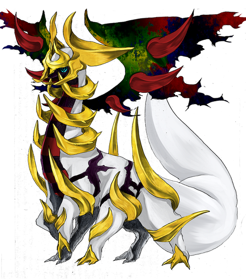 Dialga And Palkia And Giratina And Arceus Fusion