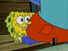 Spongebob Embarrassed Gif